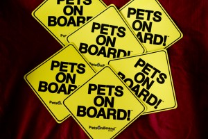 Official Pets On Board™ Sign Magnet - Pets On Board